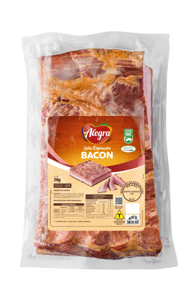Bacon Manta Defumado - Produtos Alegra